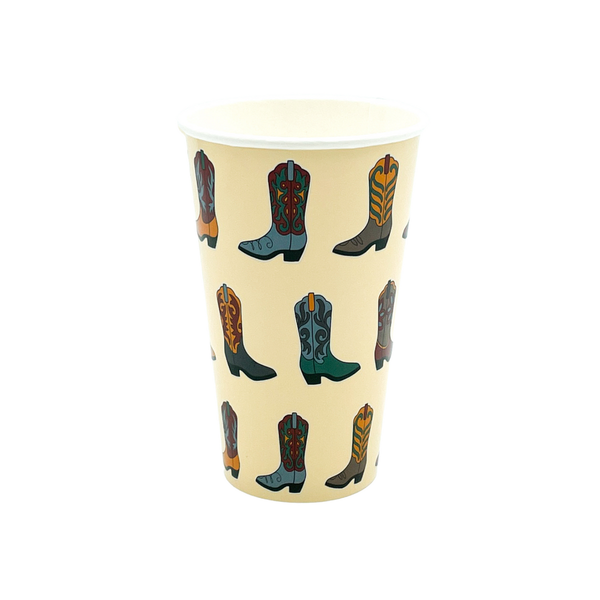 Vintage Boots Cups (Set of 8)